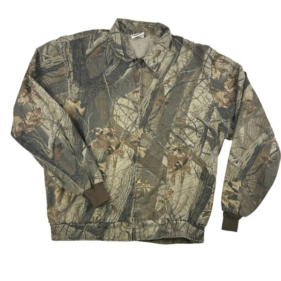 Jackets & Coats | Vintage Pella Jacket Mens 2x Tall Camo Bomber Hunting ...